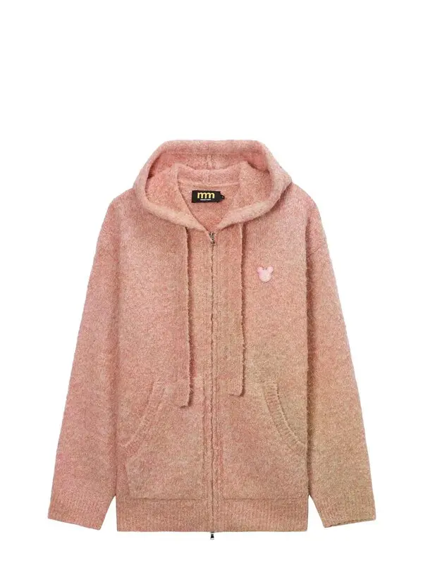MINI CREAM Zip-fastening Hoodie - Pink