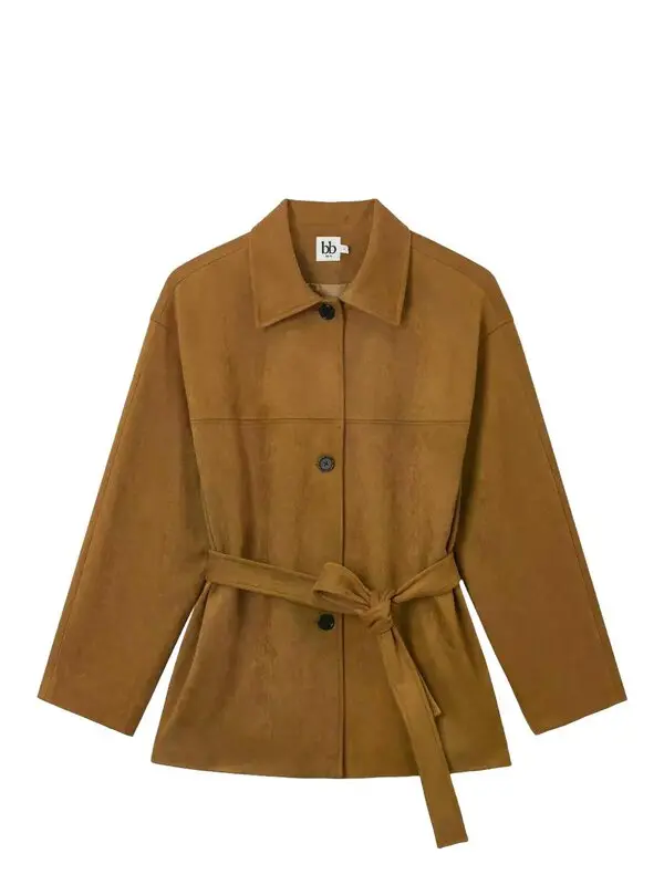 B+AB Belted Jacket - Brown