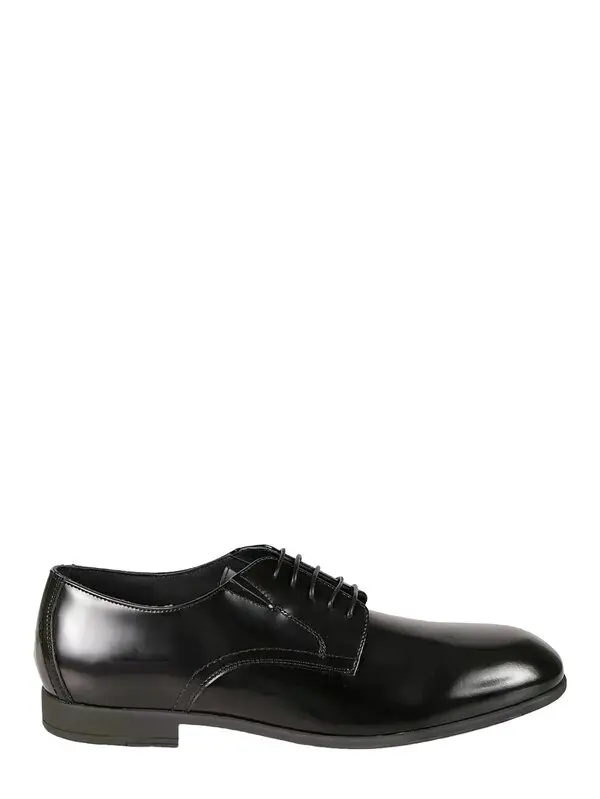 BALDININI Leather Derby Shoes - Black