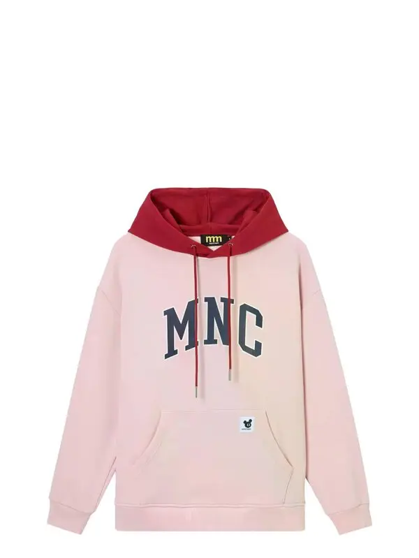 MINI CREAM Printed Drawstring Hoodie - Pink
