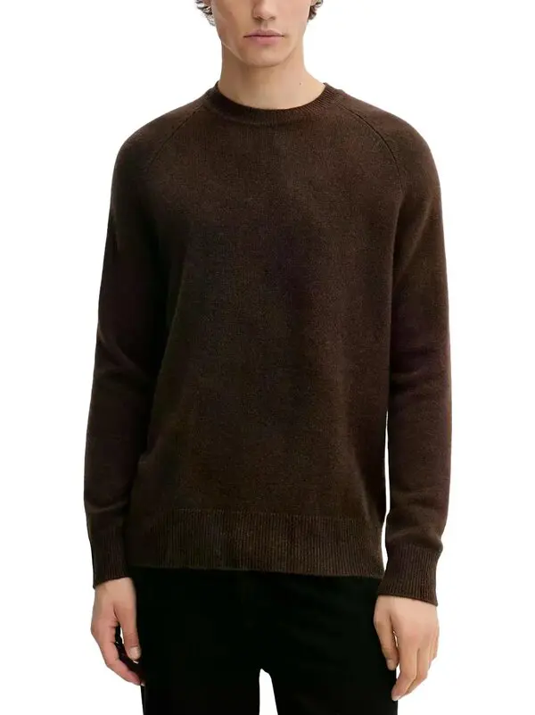 From Future Crew Neck Sweater - Brown