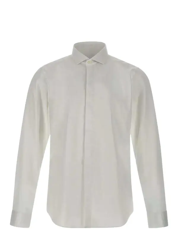 MARCHESANI Cotton Button Shirt - White