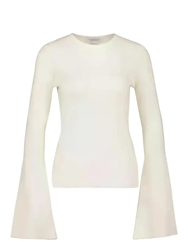 Gabriela Hearst Mason Bell-sleeve Top - Neutrals