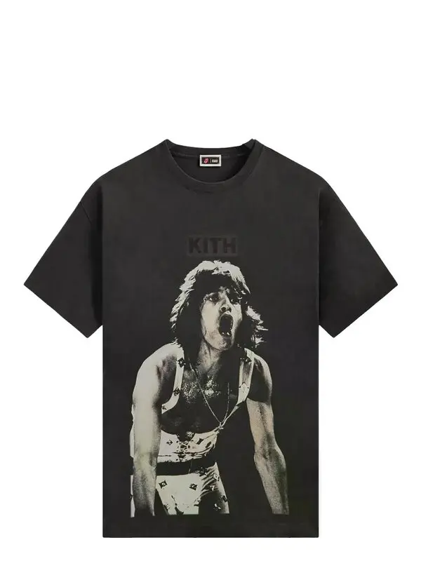 Kith X Rolling Stones Mick Jagger T-shirt - Black