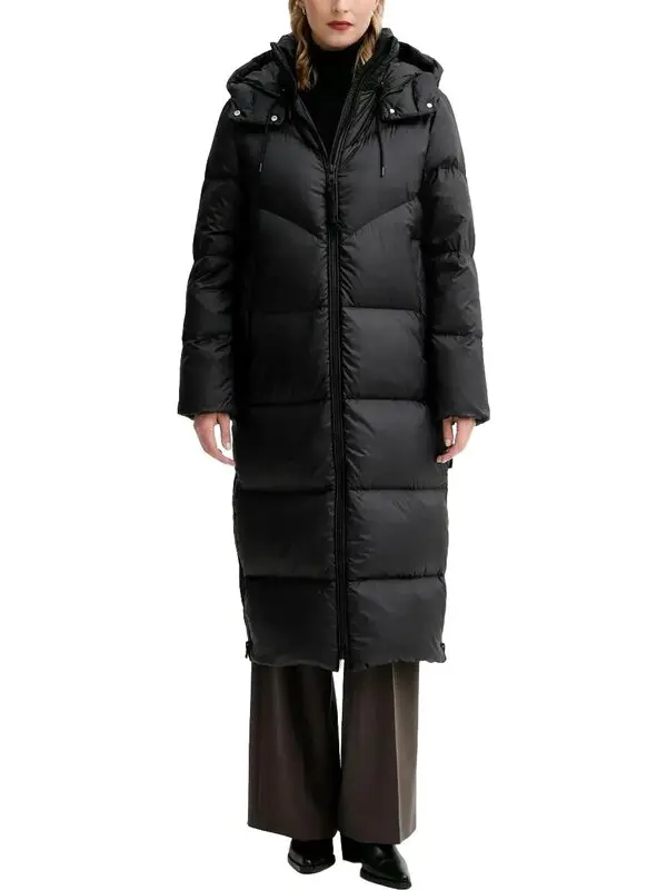 Marc O'polo Hooded Zipped Coat - Black