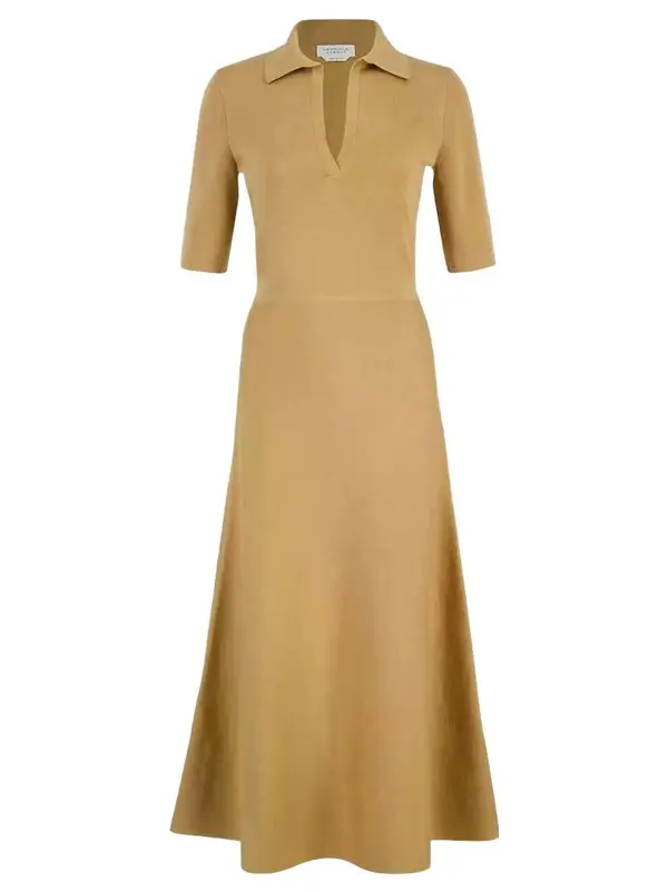 Gabriela Hearst Short-sleeved Maxi Dress - Neutrals