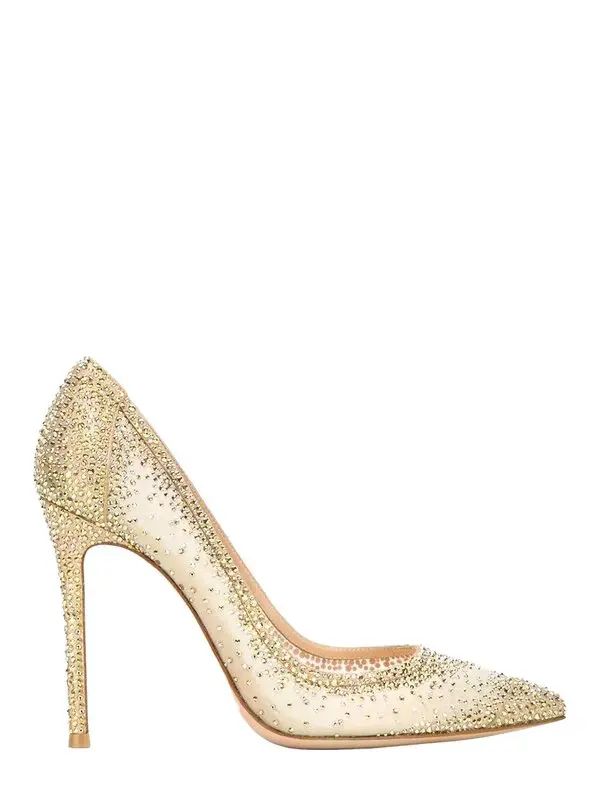 GIANVITO ROSSI Embellished Pumps - Neutrals