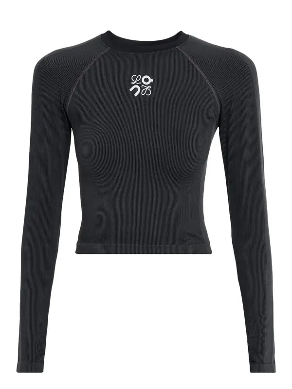 Loewe X On Seamless Long-sleeve Top - Black