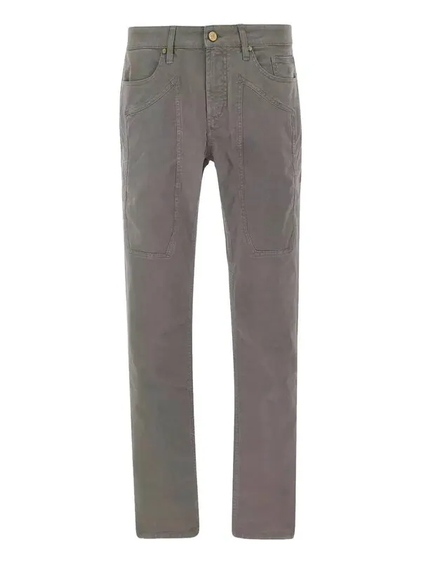 JECKERSON John Belt Loops Stitching Trousers - Grey