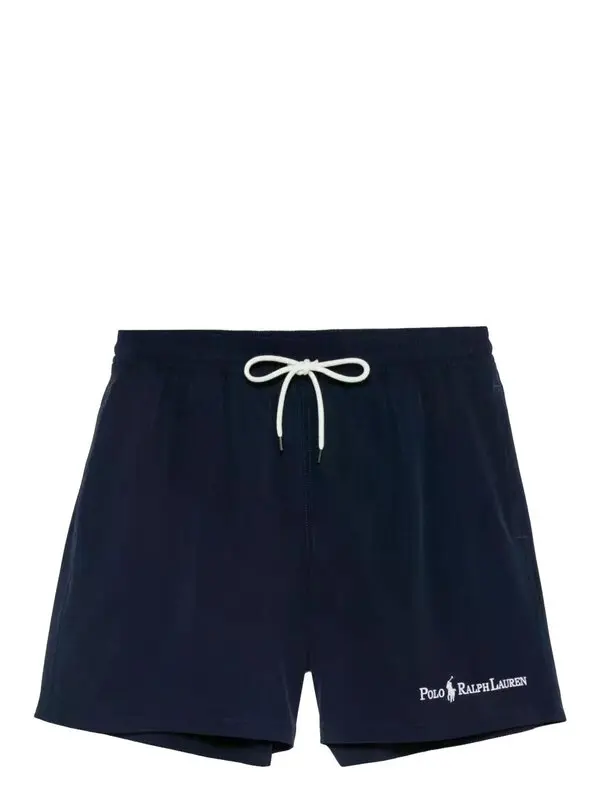 Polo Ralph Lauren Logo-embroidered Swim Shorts - Blue