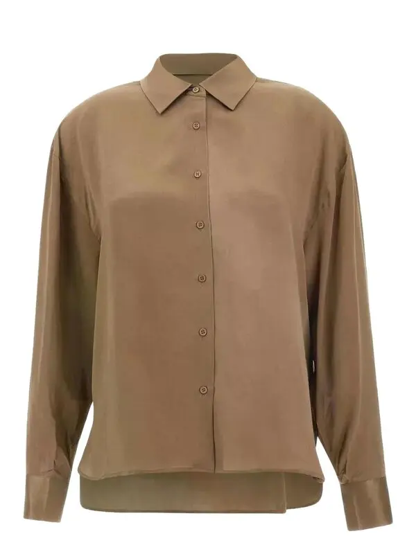 IRO PARIS Jarila Button Shirt - Brown