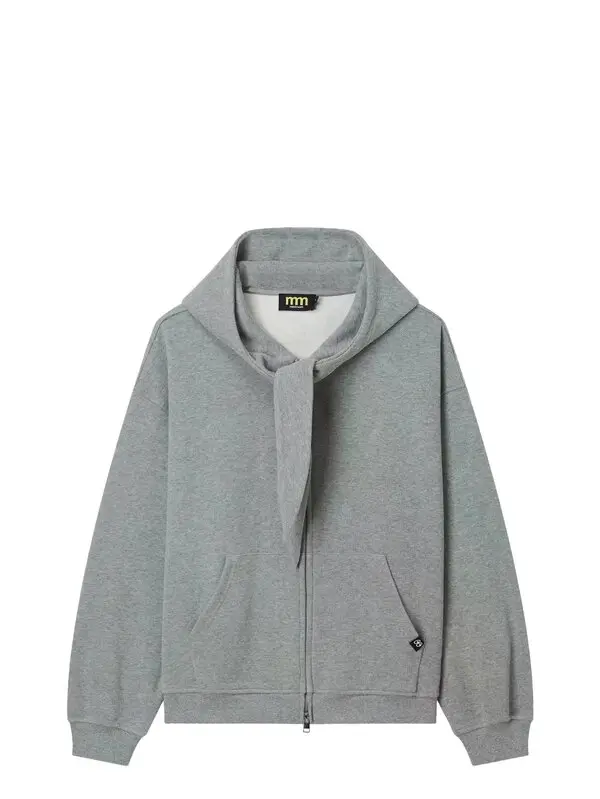 MINI CREAM Zip-fastening Hoodie - Grey