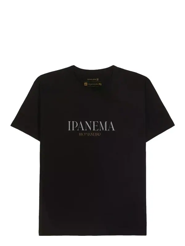 OSKLEN Ipanema Serifado T-shirt - Black