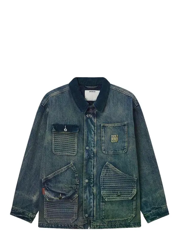 MUSIUM DIV. Multi-pocket Denim Jacket - Blue