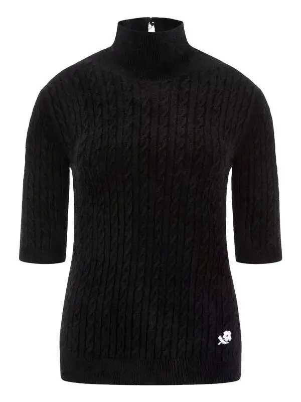 Bernadette Noa Cable-knit Sweater - Black