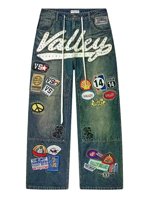 VALE FOREVER 1980s 'name Carpenter Jeans - Blue