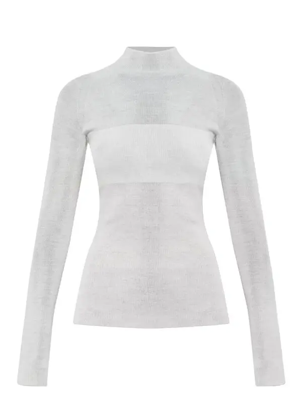 Versace Long-sleeve Roll-neck Sweater - Neutrals
