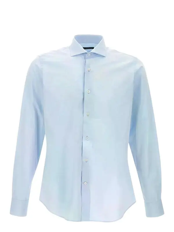 MARCHESANI Buttoned Long-sleeved Shirt - Blue