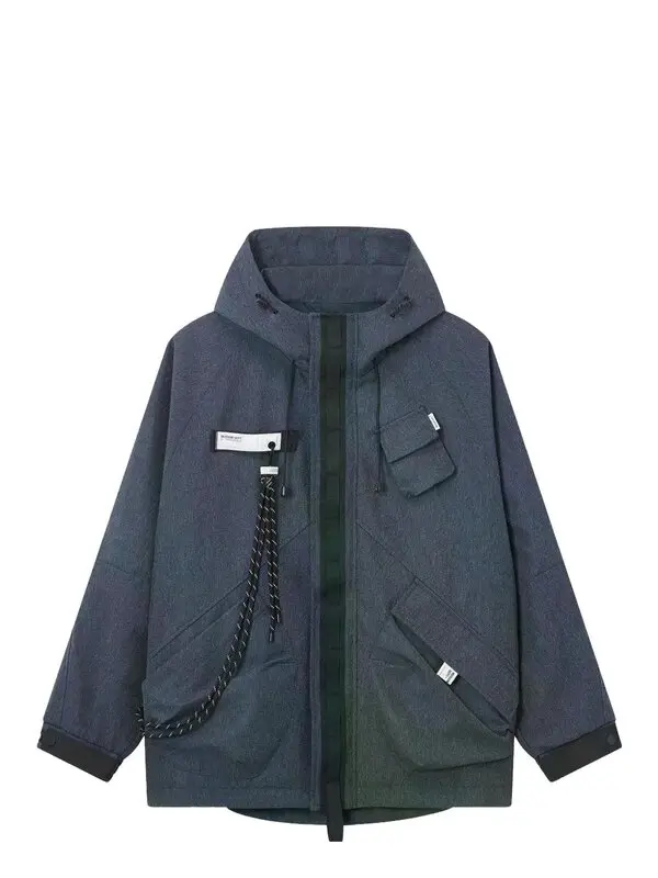 MUSIUM DIV. Hooded Jacket - Blue