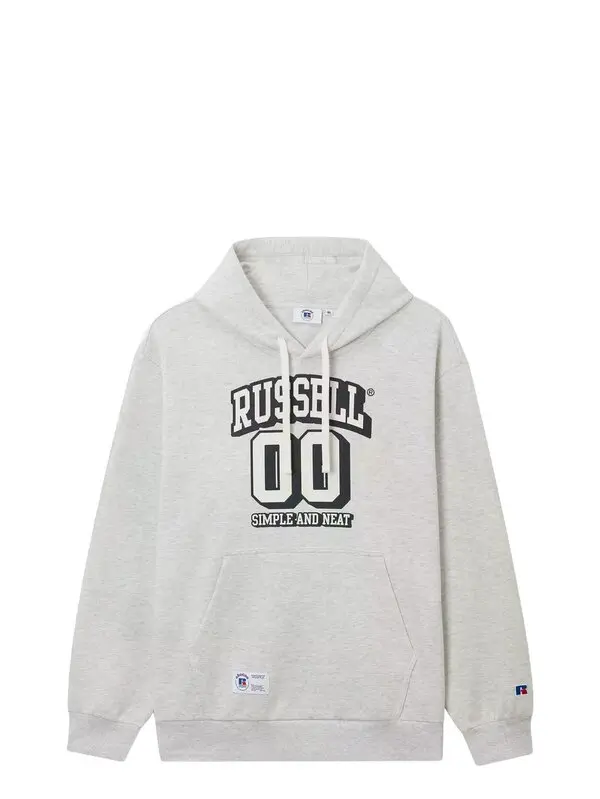CHOCOOLATE X Russell Athletic Logo-patch Hoodie - Grey