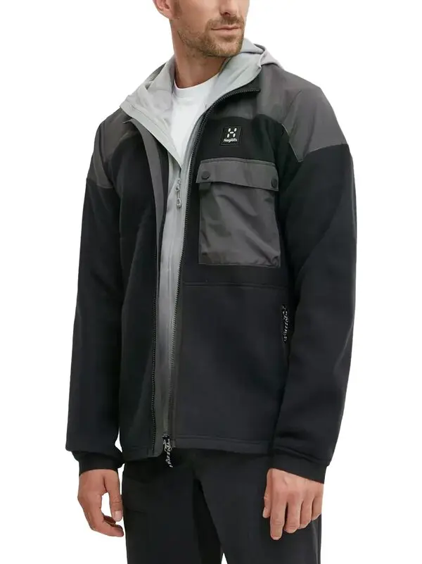 HAGLOFS Hooded Pocket Sweater - Black