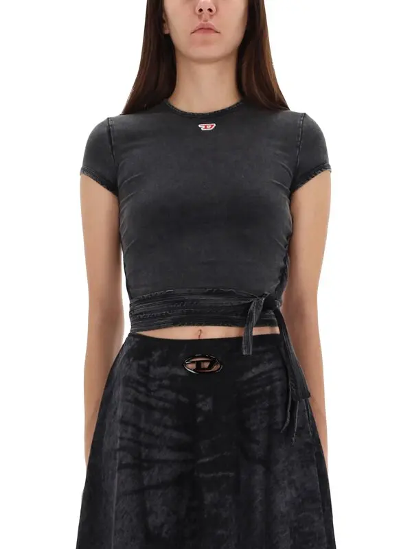 DIESEL T-bunny-tail-r1 Top - Black