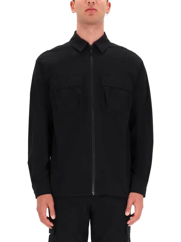 Versace Zippered Shirt - Black