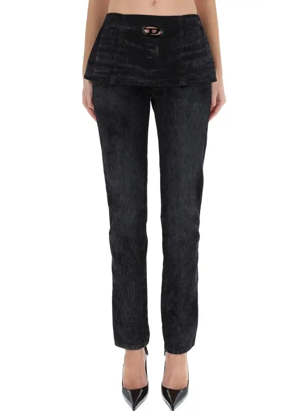 DIESEL D-hourjian Straight Jeans - Black