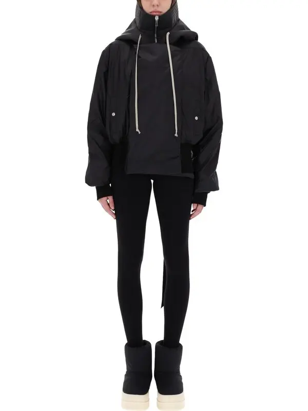Rick Owens Alice Parka Bomber Jacket - Black