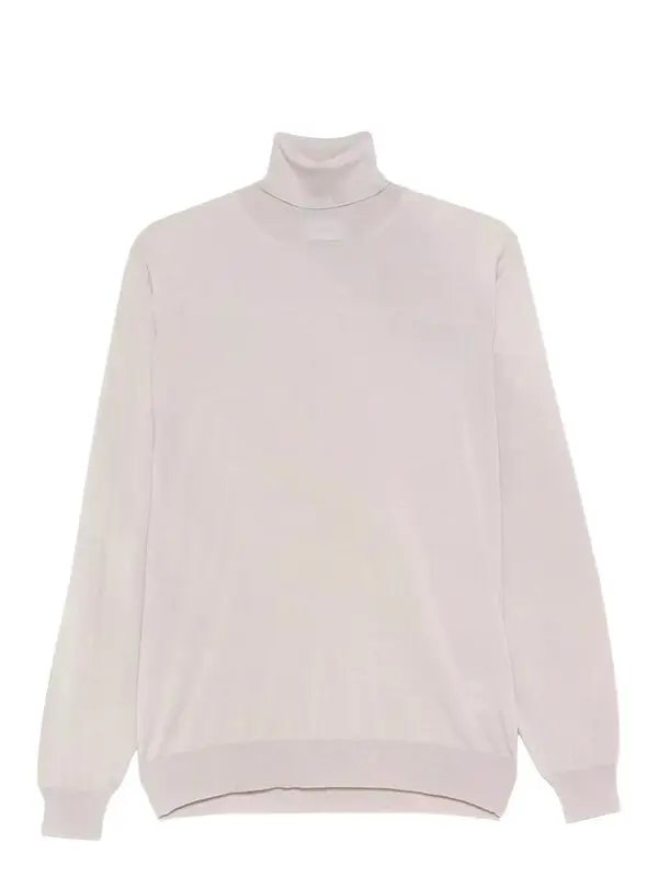 LARDINI Roll-neck Sweater - Neutrals