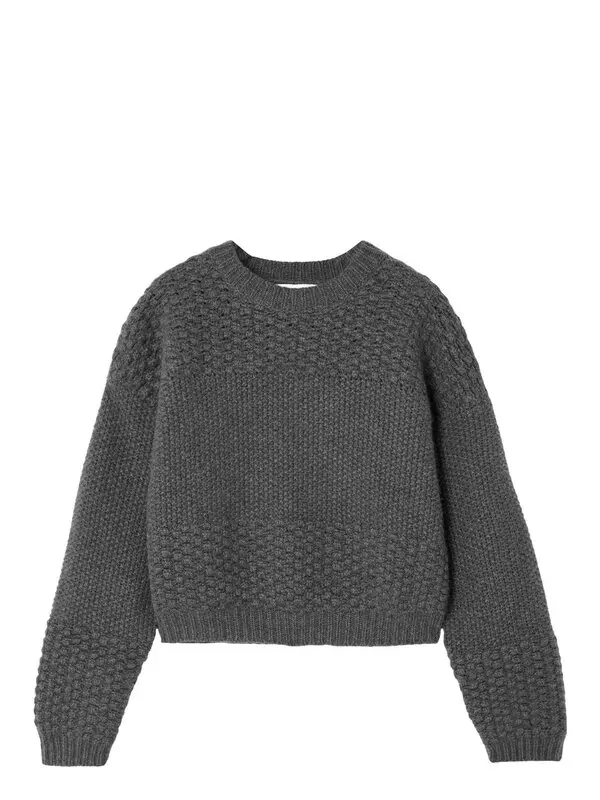 LISA YANG Signe Cashmere Sweater - Gray