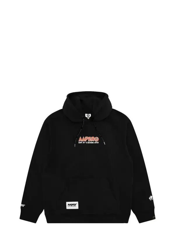 AAPE BY *A BATHING APE Graphic-print Hoodie - Black
