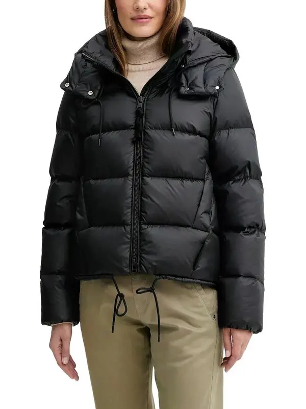 Marc O'polo Hooded Quilted Jacket - Black