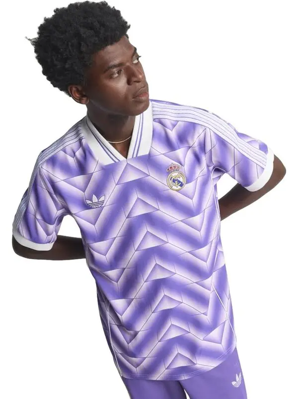 Adidas Real Madrid Lfstlr Jersey - Purple Rush / White