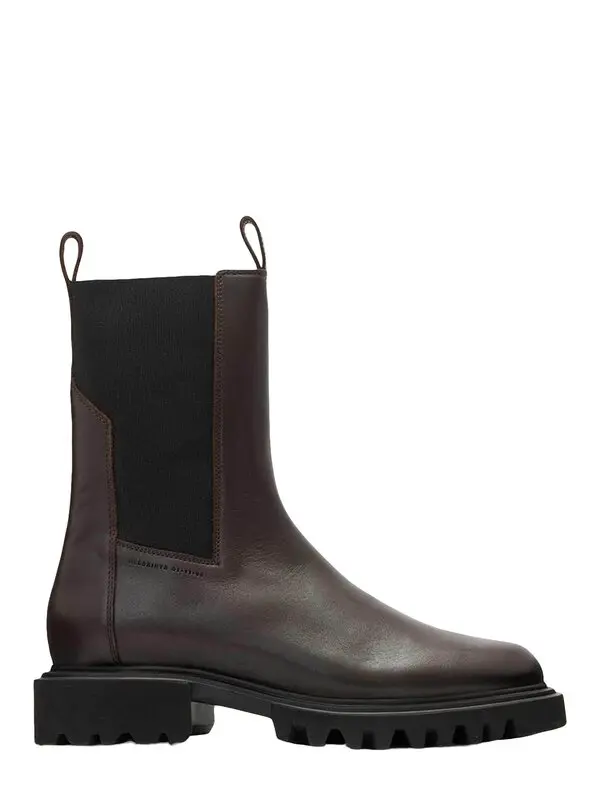 ALLSAINTS Hallie Leather Chelsea Boots - Brown