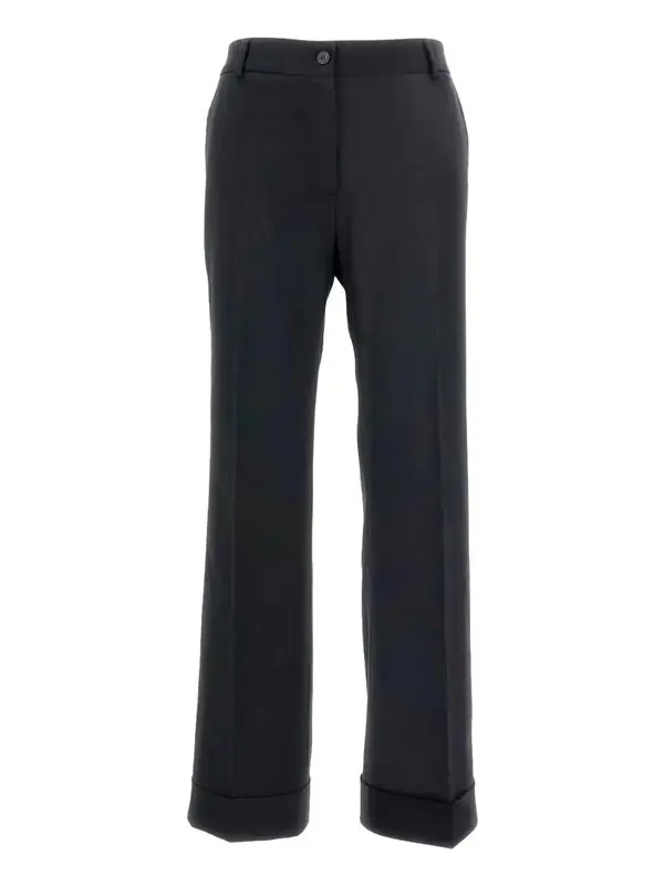 Alberto Biani Cuffed Trousers - Black