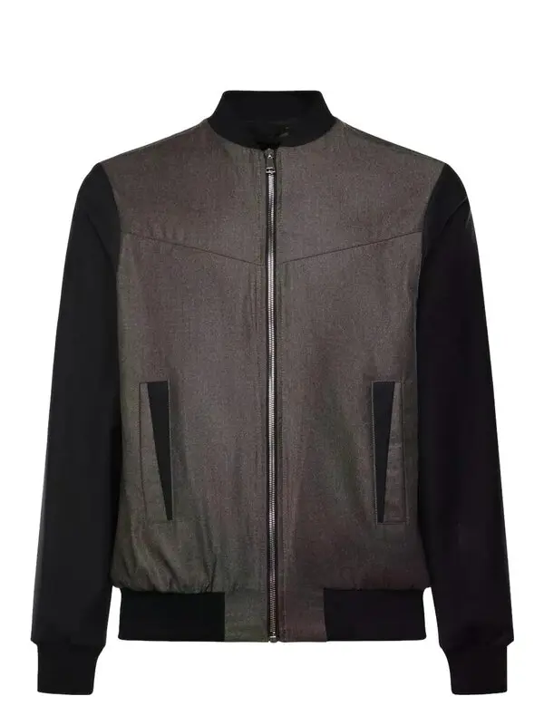 GIULIANO GALIANO Panelled Zip Jacket - Grey