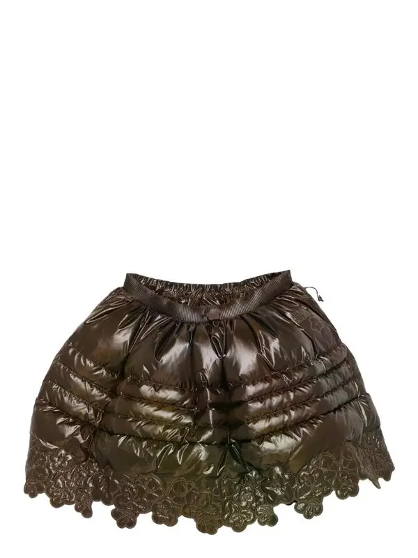Cecilie Bahnsen Quilted Mini Skirt - Brown