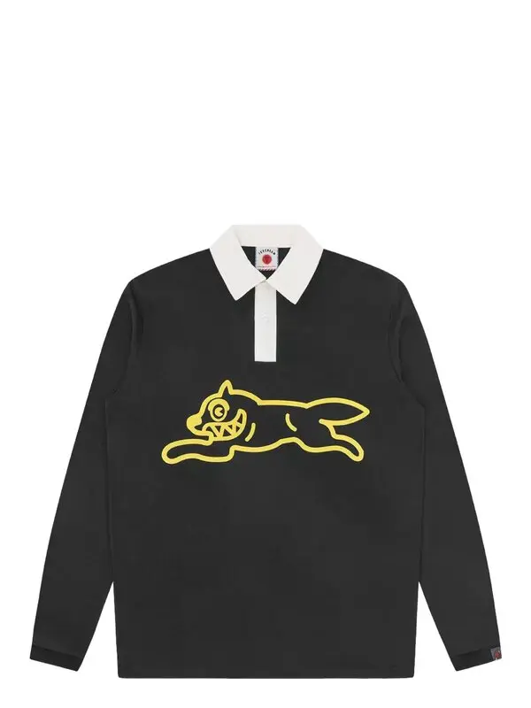 ICECREAM Collar Graphic Shirt - Black