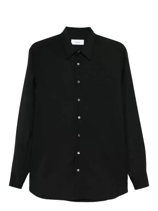 LARDINI Long-sleeve Shirt - Black