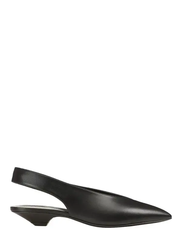 SERGIO ROSSI 25mm Pointed Pumps - Black