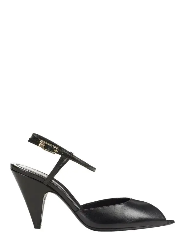 SERGIO ROSSI 85mm Open-toe Sandals - Black