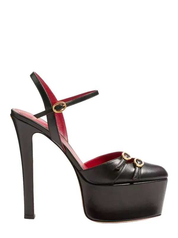 Valentino Garavani 145mm Crasher Platform-sole Pumps - Black