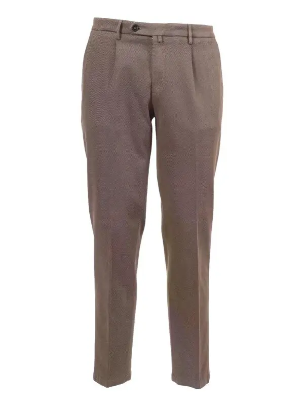 BRIGLIA 1949 Pleated Trousers - Brown