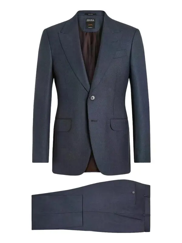 Zegna Single-breasted Suit - Blue