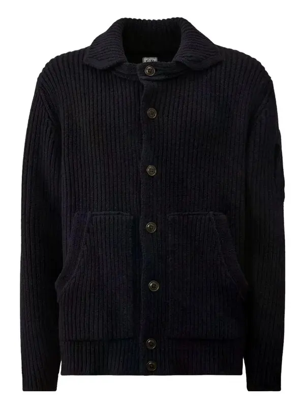 C.P. COMPANY Button-fastening Sweater - Blue