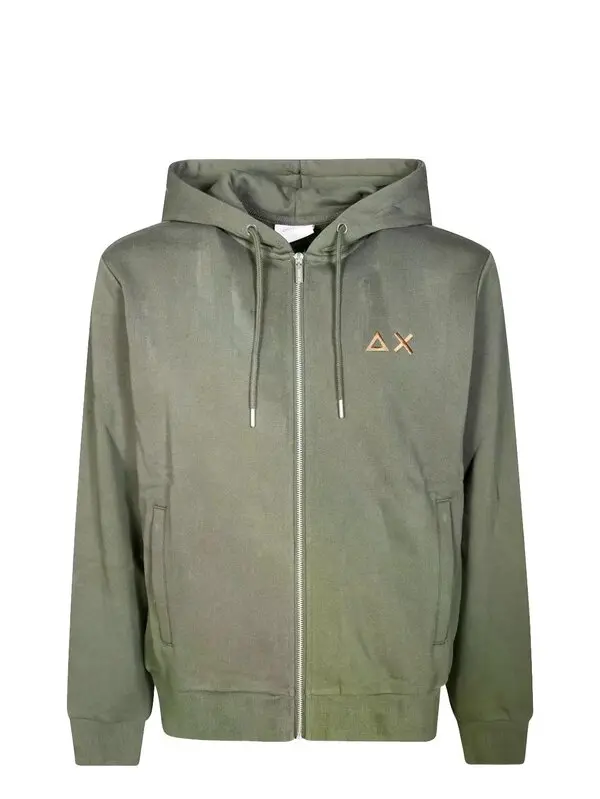 SUN 68 Zip-up Hoodie - Green