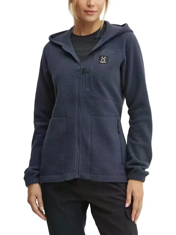 HAGLOFS Hooded Zip-up Top - Blue