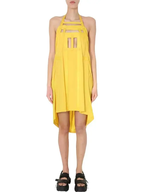 Rick Owens Sleeveless Mini Dress - Yellow