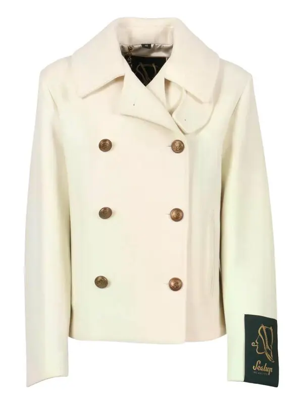 SEALUP Teodora Pea Coat - Neutrals